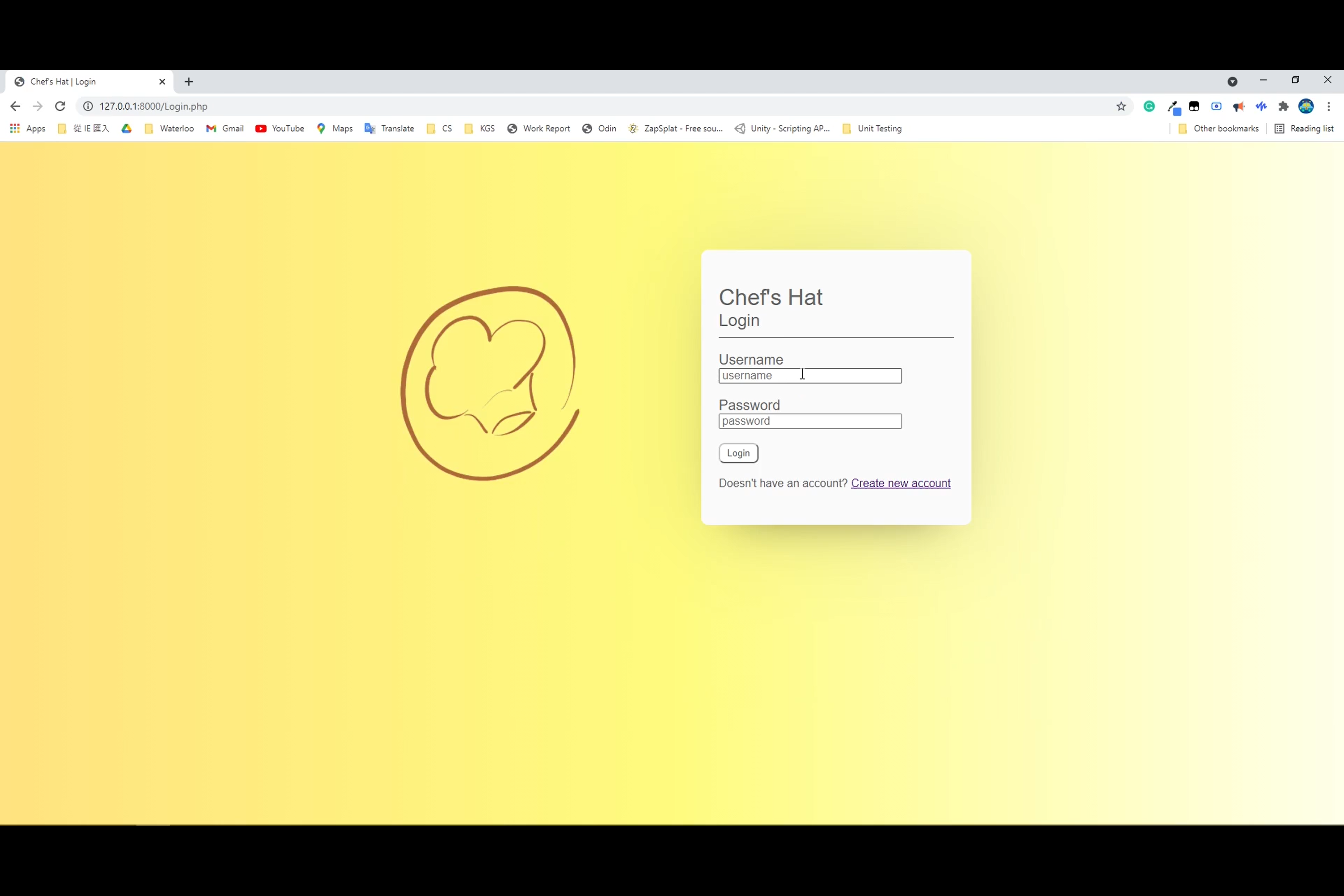 GitHub - karenlinky/chef-s-hat