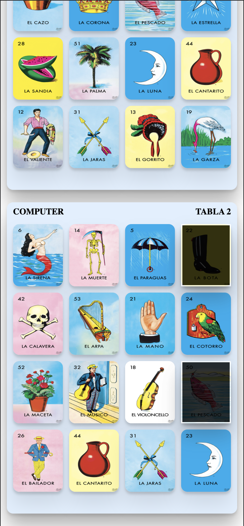 GitHub - dc5trust/Loteria: Loteria is basically Bingo but from Latin America. Rather than using ...