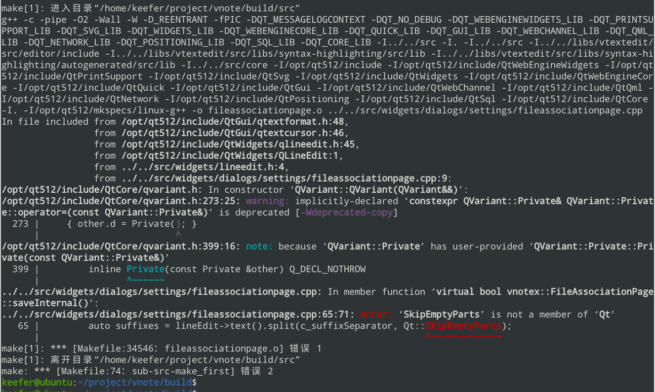 Vnote 源代码编译问题 · Issue #2076 · vnotex/vnote · GitHub