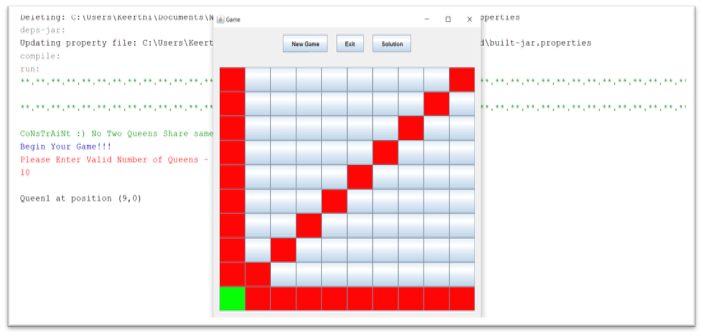 GitHub - keerthi-priyaa/N-Queen-Game: Placing N Queens on chess board without any attack.