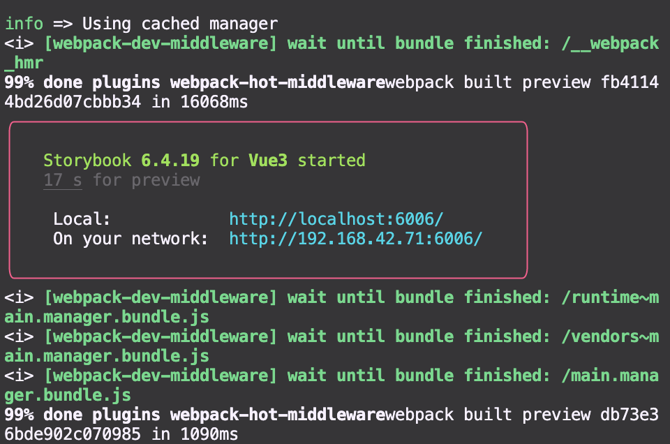 wait until bundle finished, stopped at 99% [webpack 5] · Issue #14405 · storybookjs/storybook ...