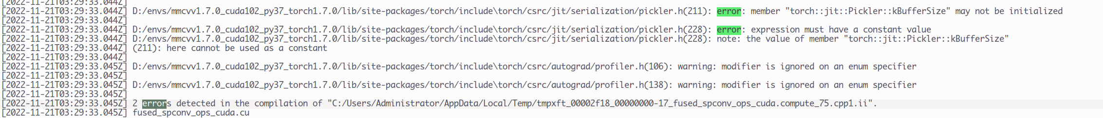 [doc] In order to compile mmcv for torch1.7.0 on windows, we also need to replace keywords in ...
