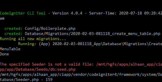 Seeder bug. · Issue #68 · agungsugiarto/boilerplate · GitHub