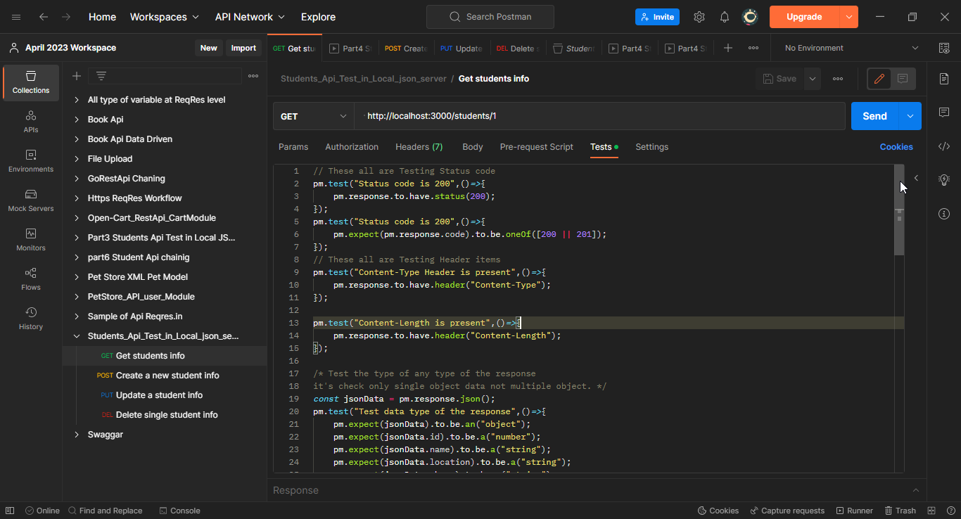 GitHub - Fahadbinwadud-cse/Students-Api-Testing