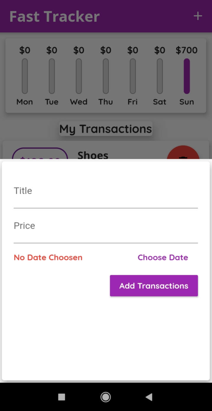 GitHub - singhakanshu00/Fast-Tracker-mobile-app: This is simple to use ...