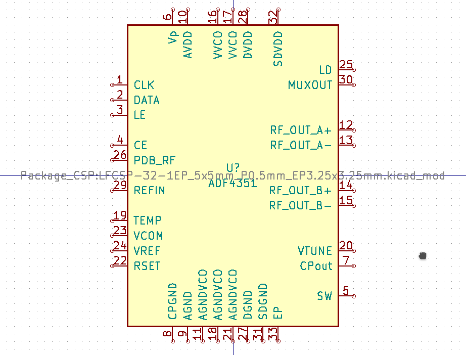 Timer PLL: ADF4350, ADF4351 (!225) · Merge requests · KiCad / KiCad ...