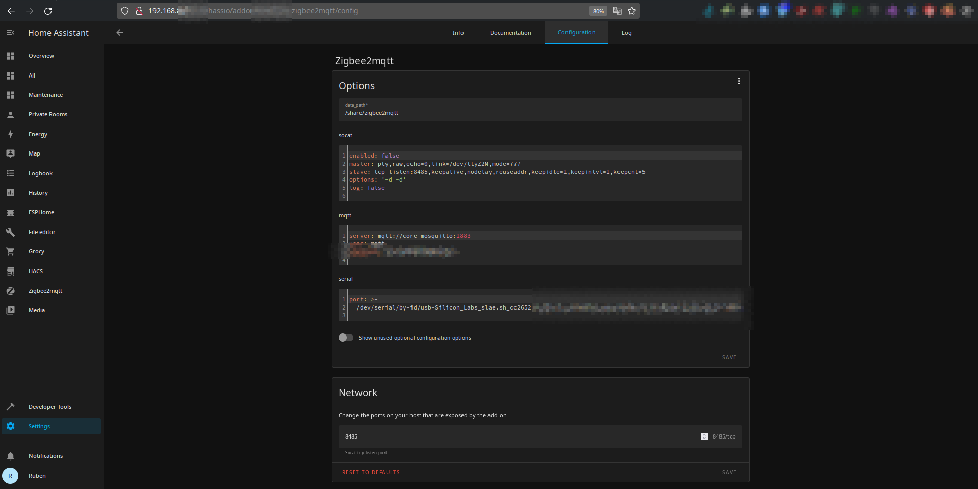 Regression Addon Configuration Is Not Loading Content · Issue 12796 · Home Assistantfrontend