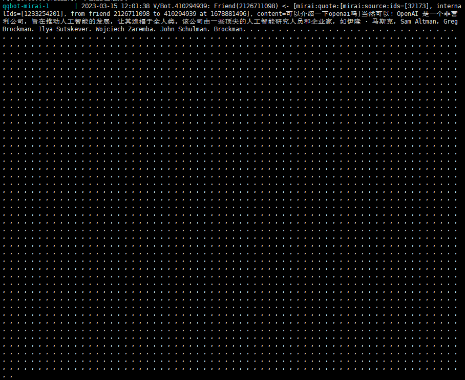 [BUG] 对于较长内容的回复，BOT对OpenAI返回结果的处理不正确 · Issue #364 · lss233/kirara-ai · GitHub