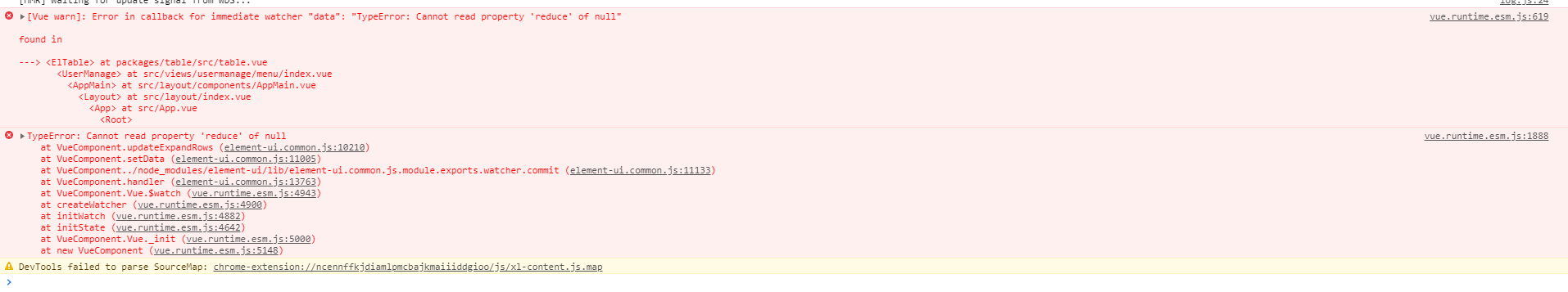 Typeerror Cannot Read Property Reduce Of Null · Issue 19019 · Elemefeelement · Github