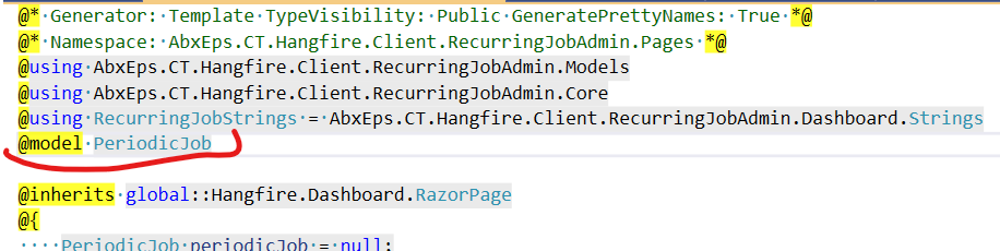 @model is rendered as a value · Issue #221 · RazorGenerator/RazorGenerator · GitHub