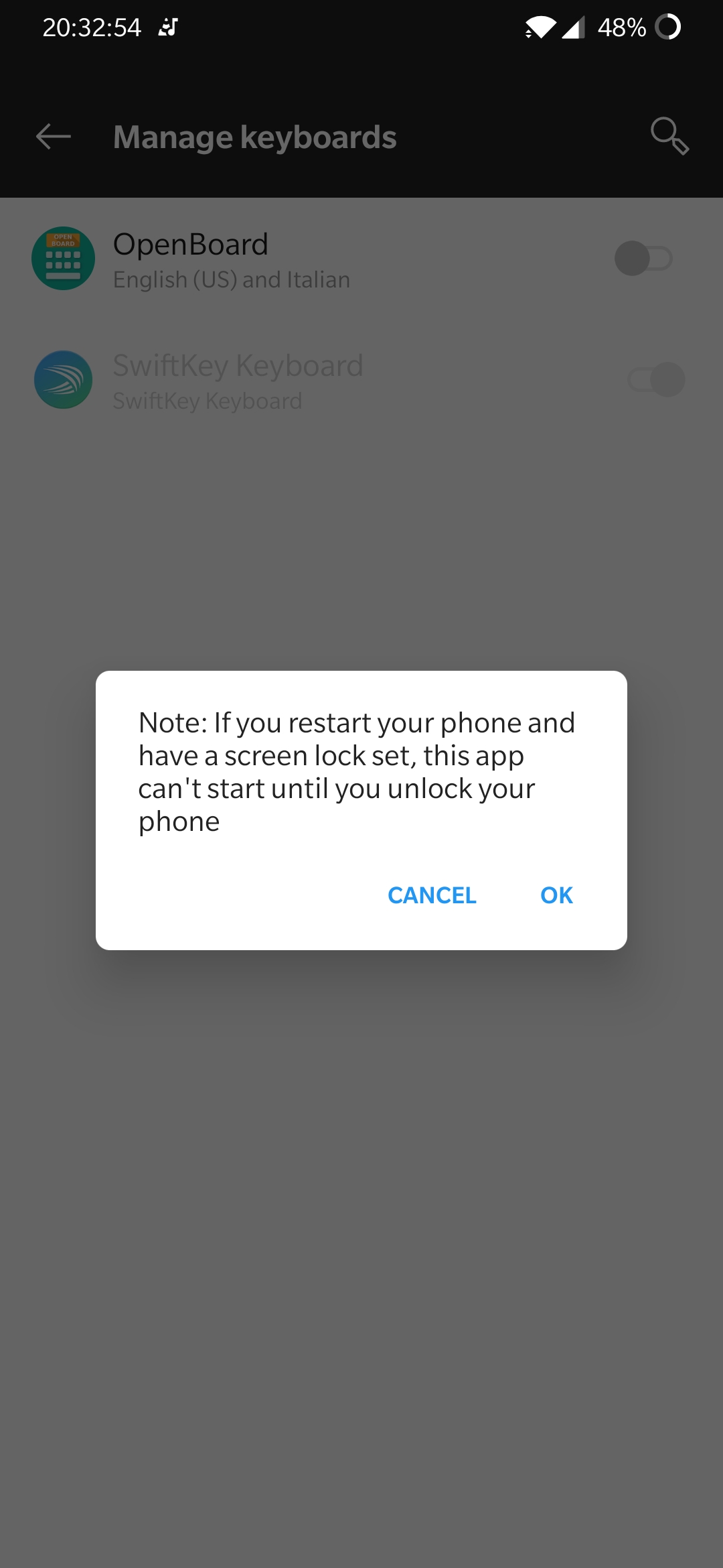 Any way to enable the keyboard ar startup? · Issue #75 · openboard-team/openboard · GitHub