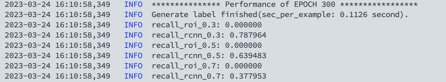 recall_roi_0.x : 0 ??? · Issue #1299 · open-mmlab/OpenPCDet · GitHub