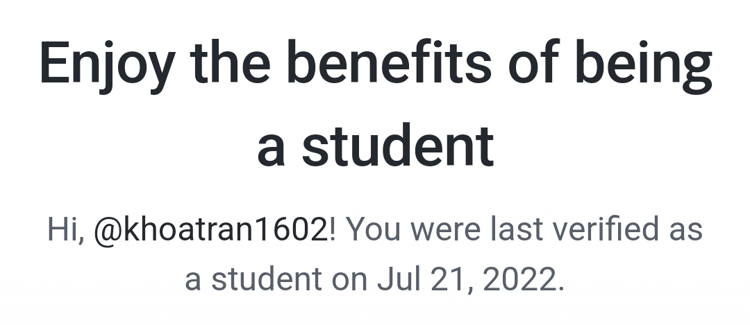 Frontend Master can't verify my github student account. · community · Discussion #42318 · GitHub