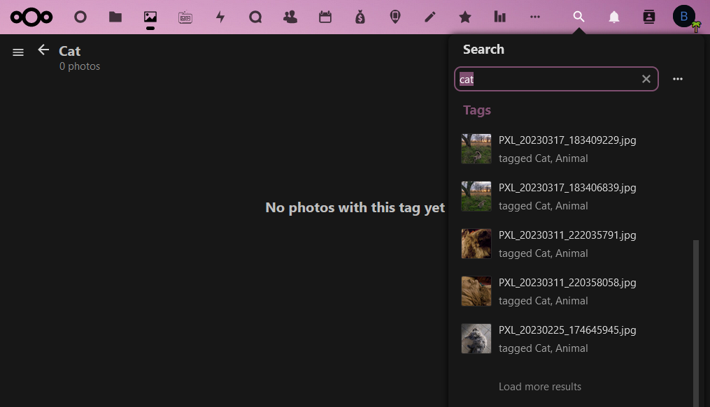 Empty Tags · Issue 1582 · Nextcloudphotos · Github