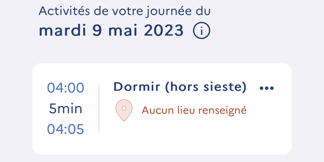 Activity location lost when survey opened on another device (only for sleep activities ...