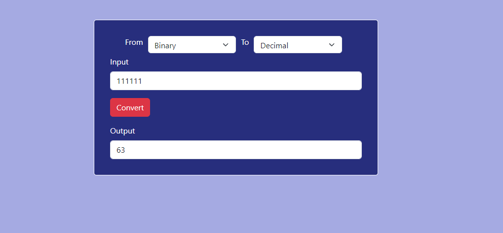 GitHub - smtttlck/number-converter: Converts a number(Binary-Decimal-Hexadecimal)