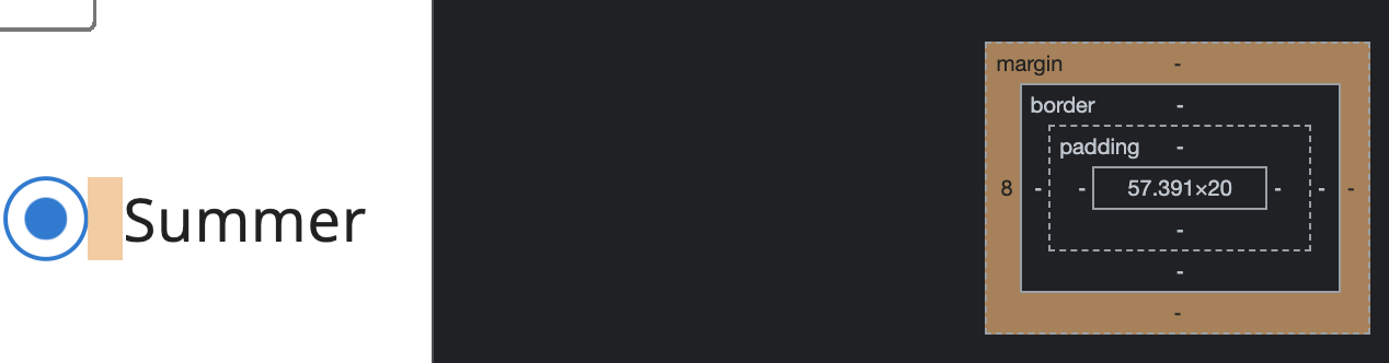 The spacing in Radio Button is wrong in the Fluent theme · Issue #12378 · IgniteUI/igniteui ...