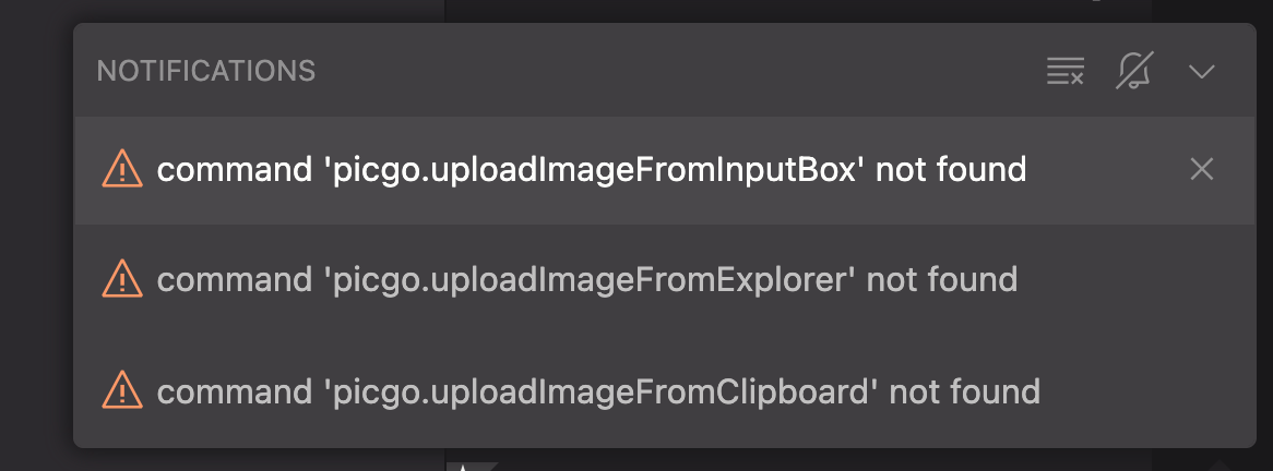 [Bug]: Mac OS 14 command 'picgo.uploadImageFromClipboard' not found · Issue #1191 · Molunerfinn ...