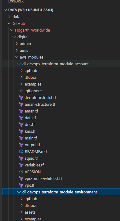 Opening a folder containing multiple repos causes the VSC to display ...