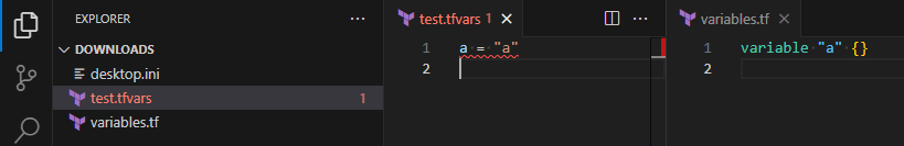 tfvars files are showing as invalid - red underlining everywhere · Issue #1579 · hashicorp ...