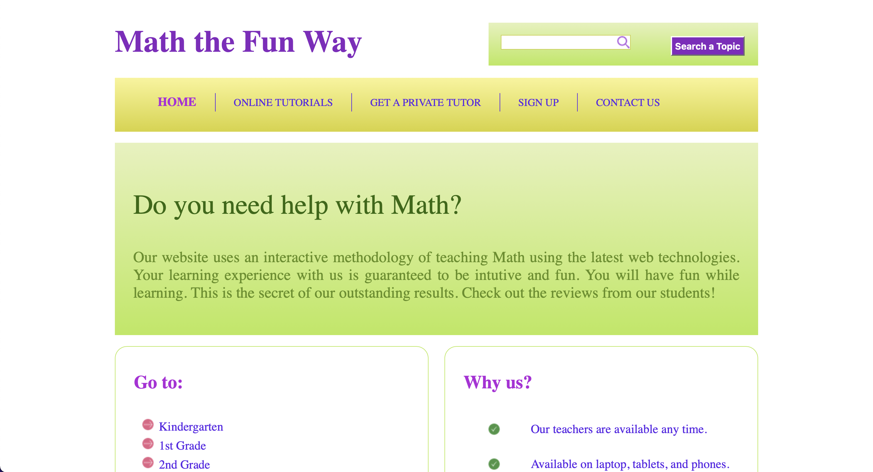 GitHub - sarahdonaghue/math-website