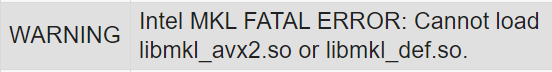 MKL FATAL ERROR on Google Colab with mkl==2019.0 · Issue #730 · python ...