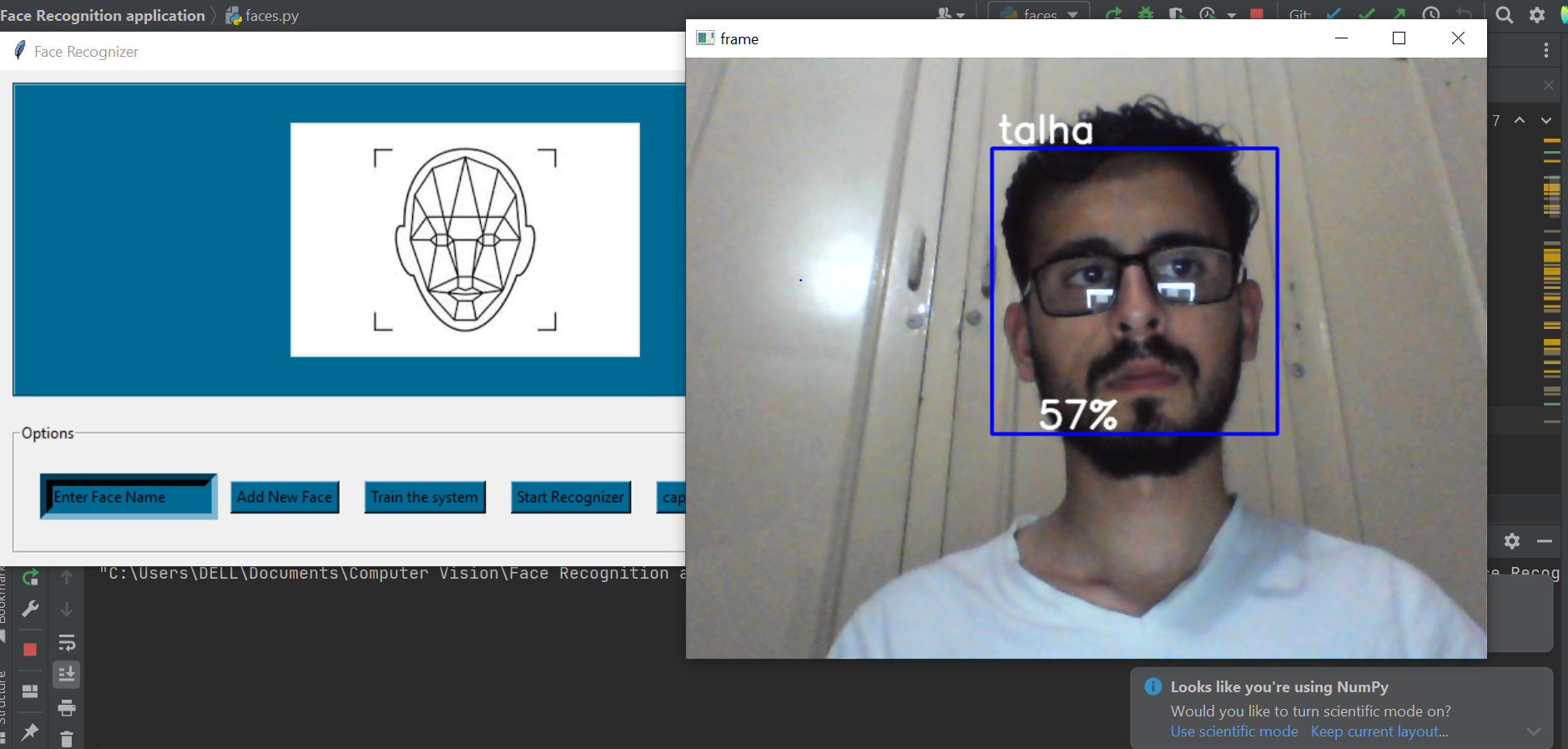 GitHub - Talha-1010/Face-Recognition-application