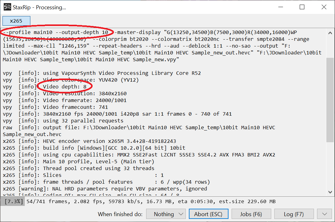 Hardware decode with LWLibavSource outputs 8bit video · Issue #425 · staxrip/staxrip · GitHub