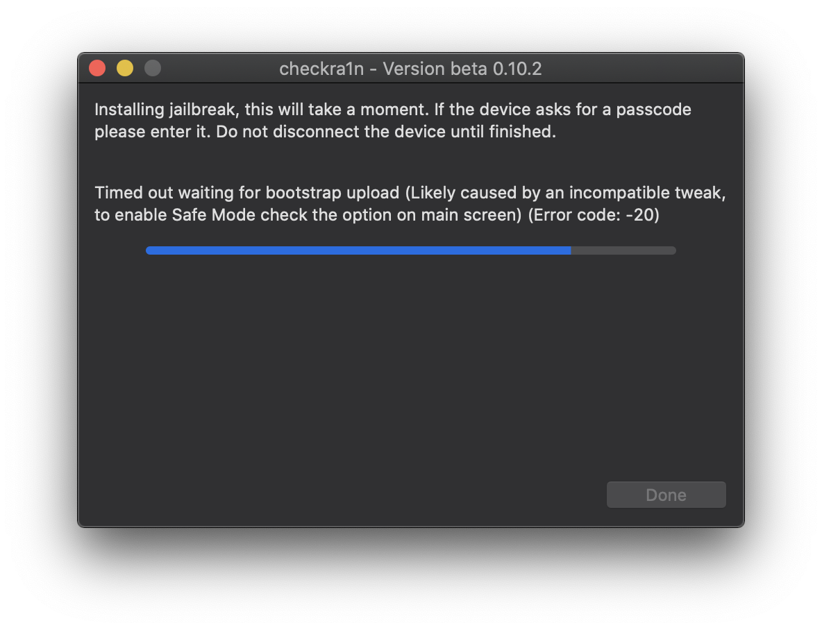 Error 20 · Issue #1403 · checkra1n/BugTracker · GitHub