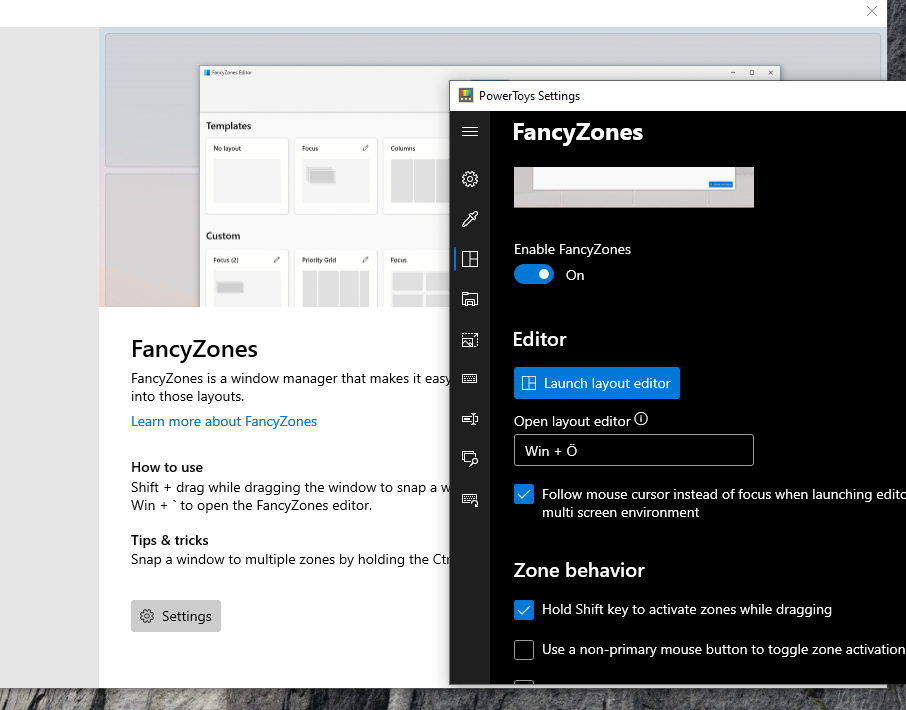 [FancyZones] Default edit hot key/shortcut is incorrect (german keyboard layout) · Issue #3151 ...