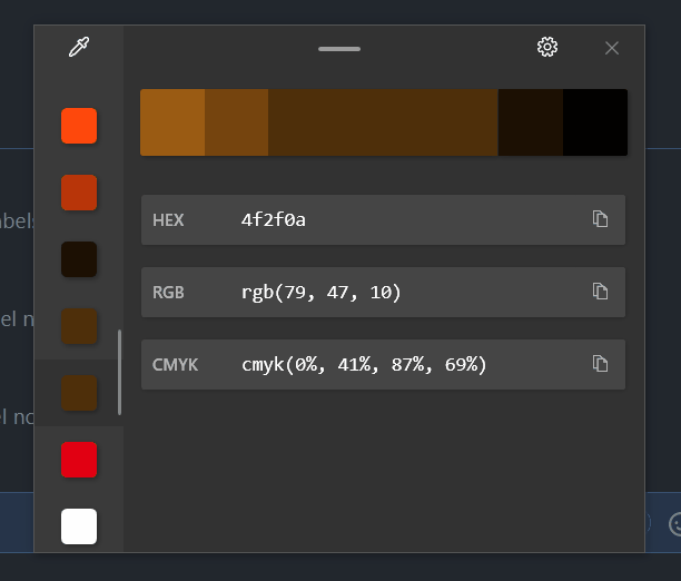 [Color Picker editor] History position not updated on adjusting color ...
