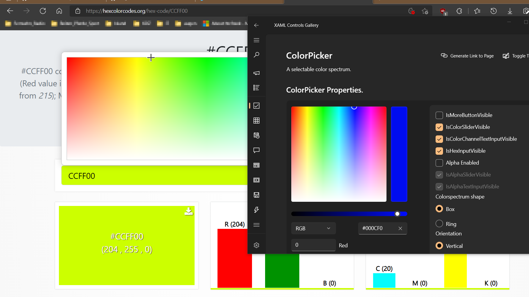 [Color picker control] Hex with three digits incorrect converted ...