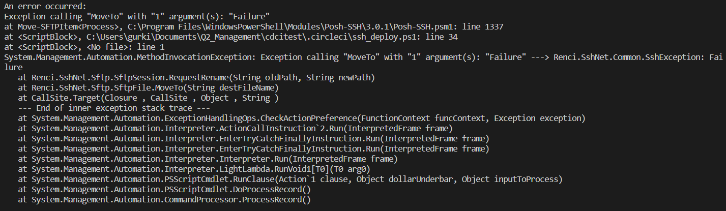 Error: Move-SFTPItem · Issue #482 · darkoperator/Posh-SSH · GitHub