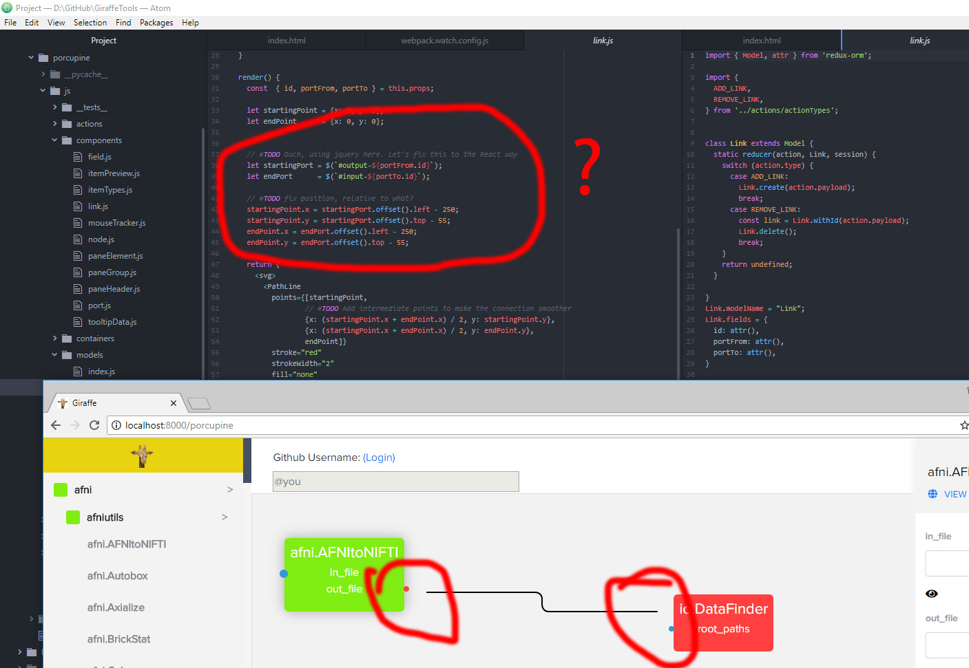 Get positioning of Link component right · Issue #76 · GiraffeTools/GiraffeTools · GitHub