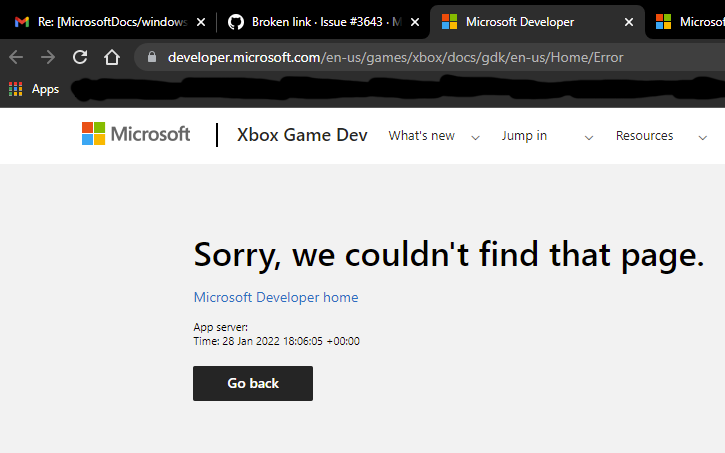 Broken link · Issue #3643 · MicrosoftDocs/windows-dev-docs · GitHub