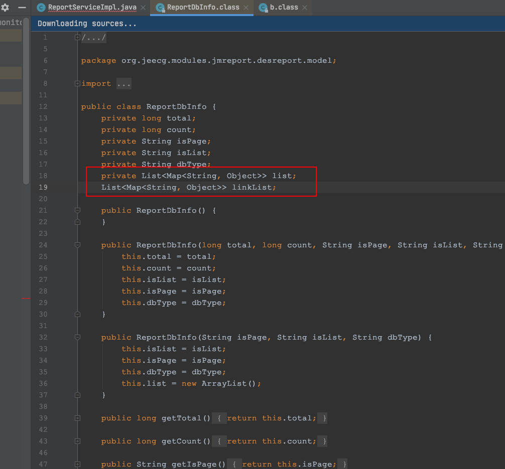 内存中org.jeecg.modules.jmreport.desreport.render.a.a.b一些信息解析过程消耗过大，导致应用假死 ...
