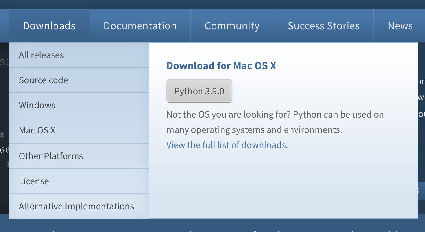 [Download for Mac OS X] Update version · Issue #1704 · python/pythondotorg · GitHub