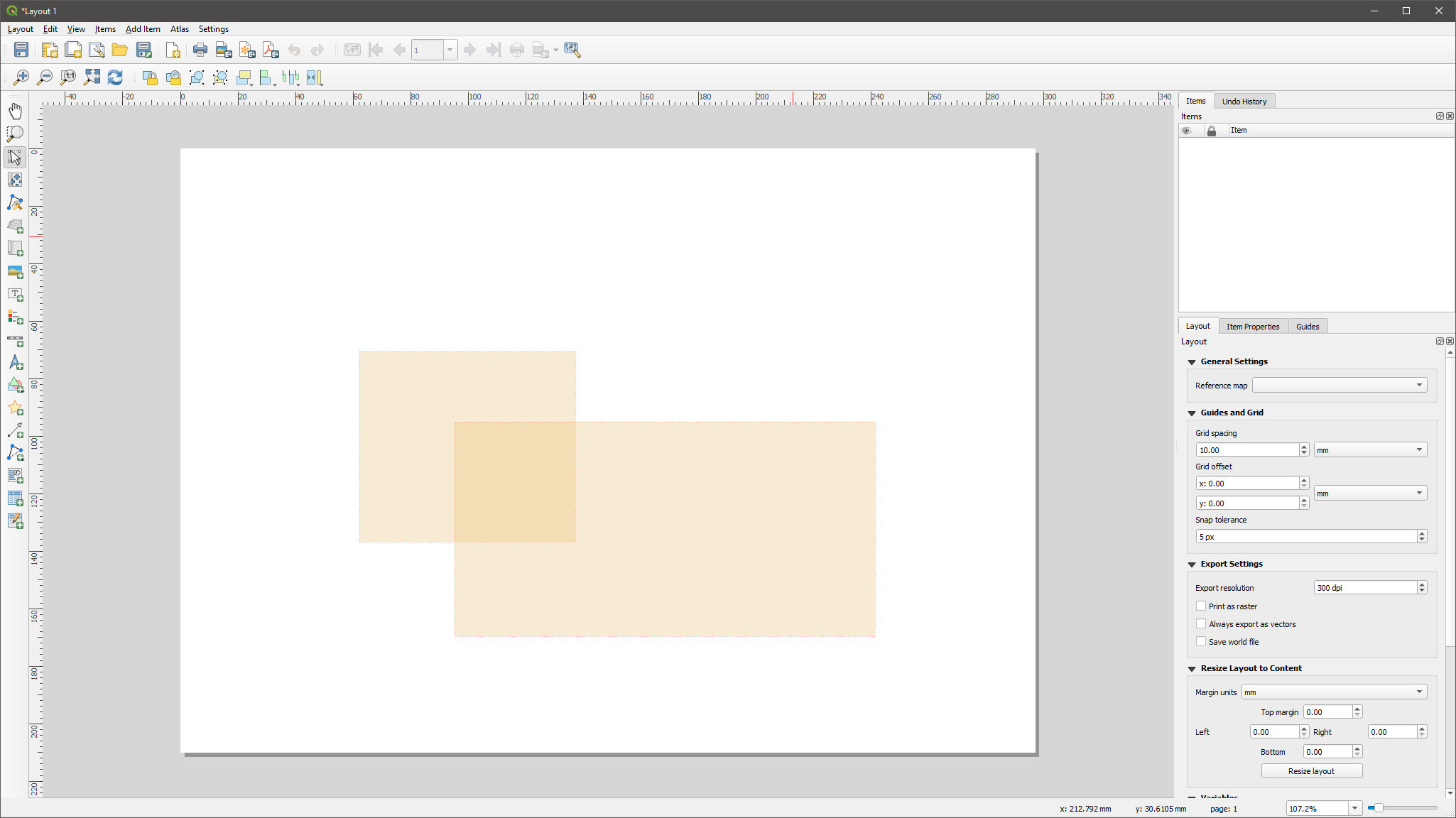 When dragging a selection box in a layout, the box remains on screen if right mouse button is ...