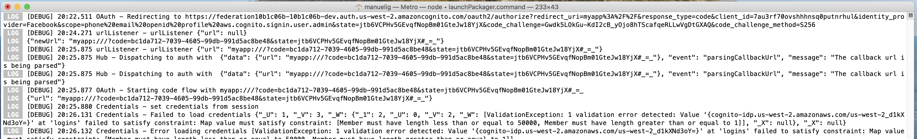 Federated facebook login in react native requires two login attempts to work on IOS · Issue ...