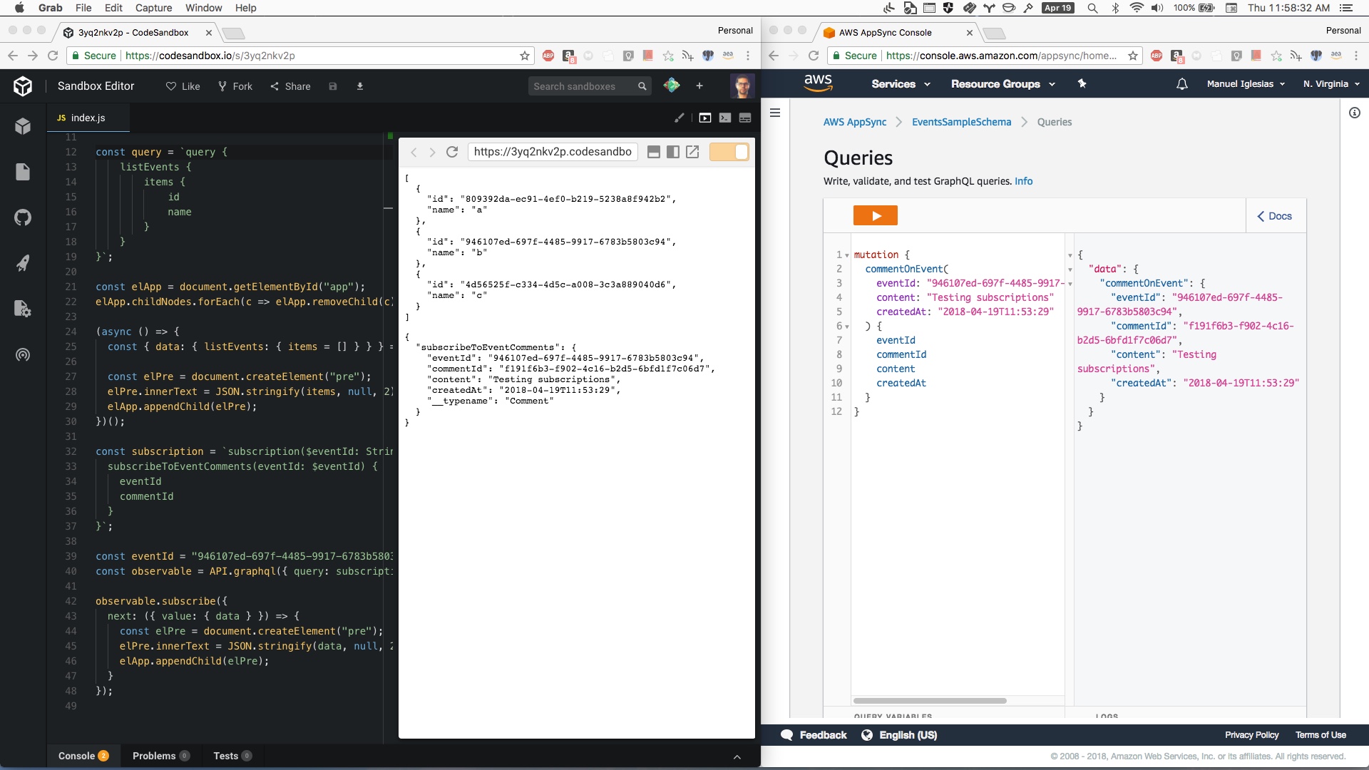 Appsync Subscriptions Not Working · Issue 660 · Aws Amplifyamplify Js · Github 