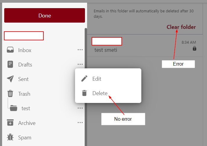 Uncaught Error: cannot delete mails in folder with type 0 · Issue #5072 · tutao/tutanota · GitHub