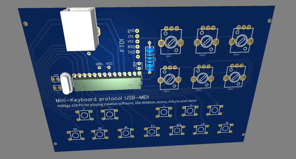 GitHub - berru-g/Arduino-midiUSB: Clavier maitre DIY