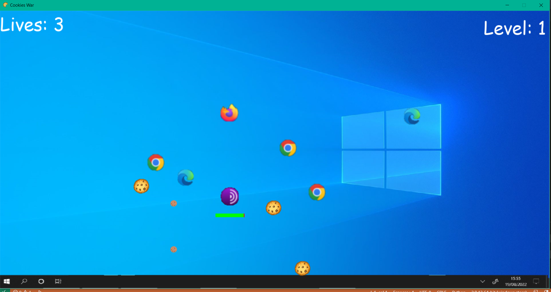 GitHub - berru-g/cookies-war: Concept of the shooter game in pygame