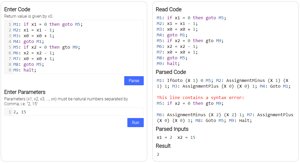 Github Ninopedergnanathinterpreters Haskell Interpreter For Goto Programs 