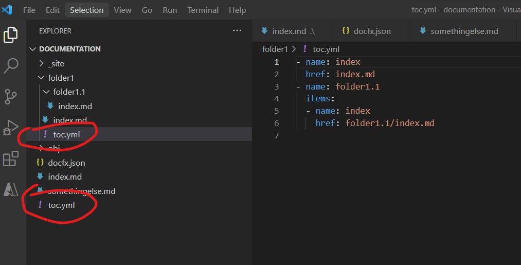 Automatically generate TOC from folder structure · Issue #3124 · dotnet/docfx · GitHub