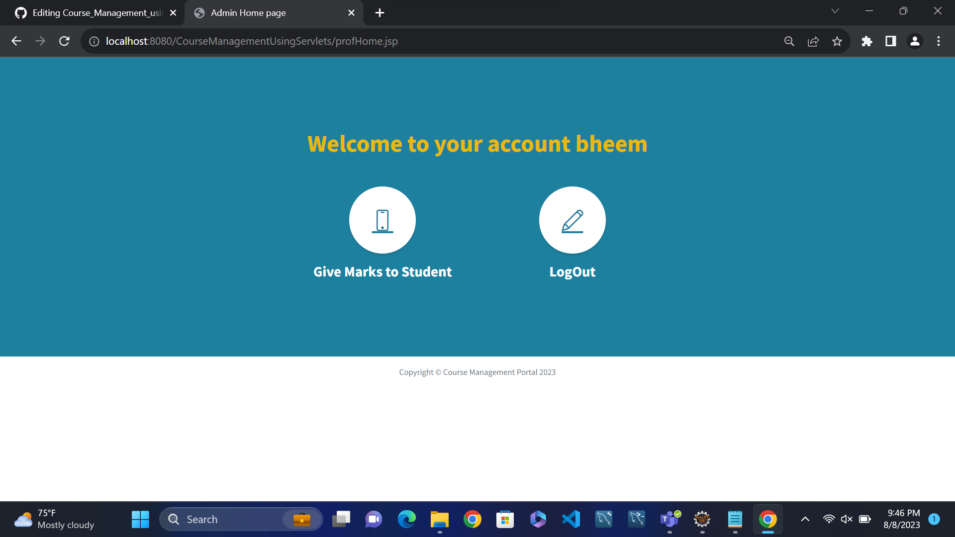 GitHub - ShubhamSaini142/Course_Management_using_servlet: This is digit ...
