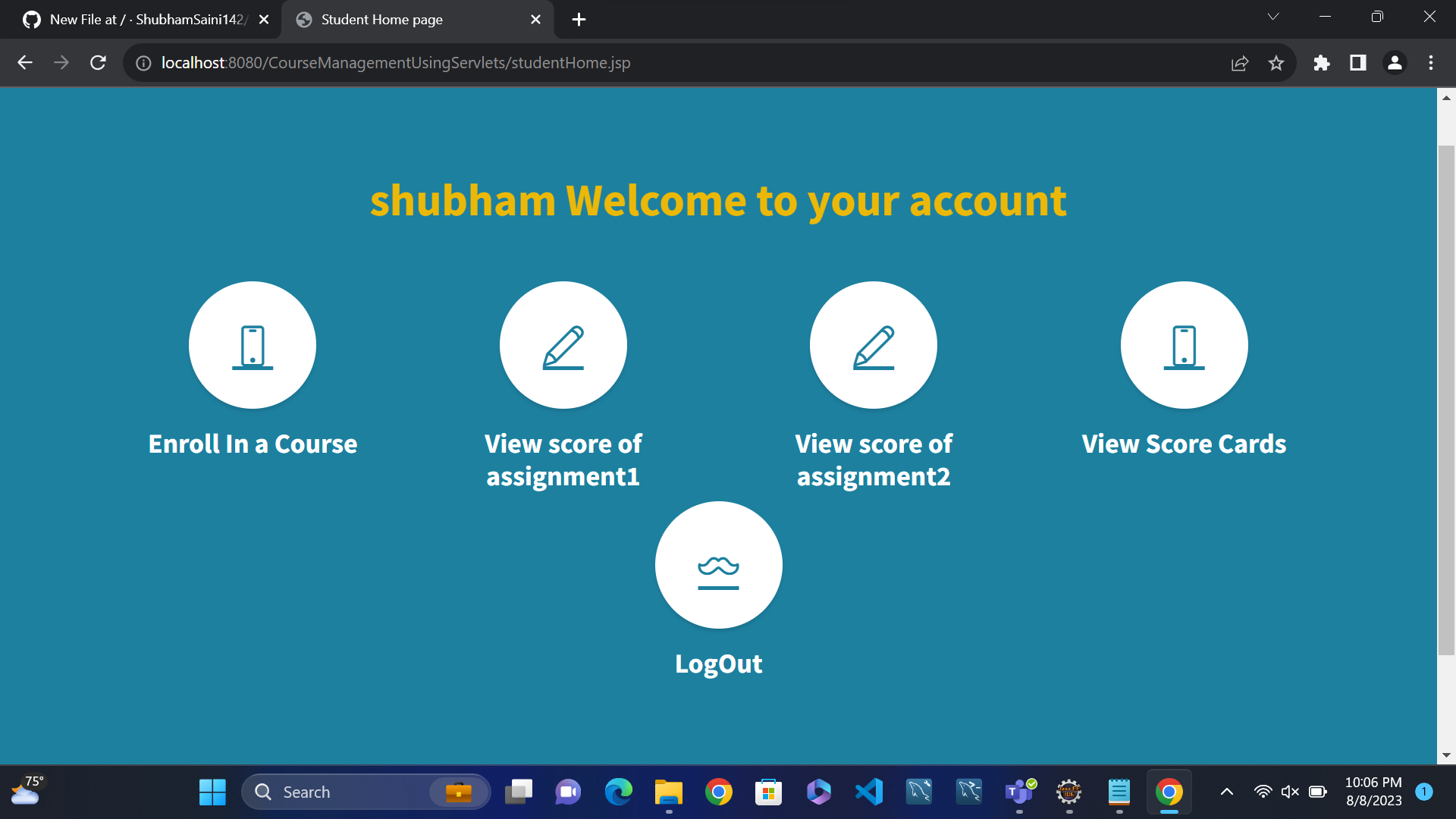 GitHub - ShubhamSaini142/Course_Management_using_servlet: This is digit training ...