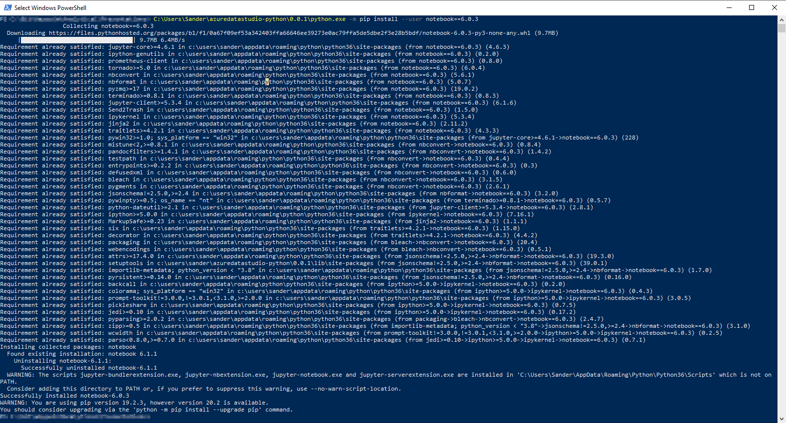 Workaround for Notebook Kernel Stuck at "Loading Kernels" · Issue #11607 · microsoft ...