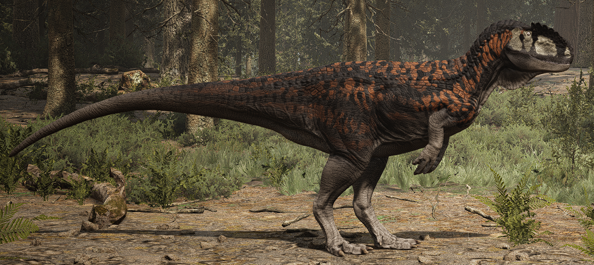 Metriacanthosaurus dewlap clips trough its neck while sitting · Issue ...