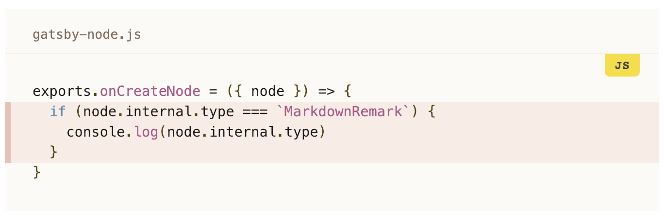 Improving code examples · Issue #11200 · gatsbyjs/gatsby · GitHub